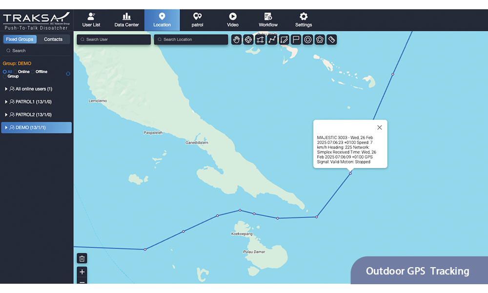TrakSat PTT Maritime | IEC Telecom