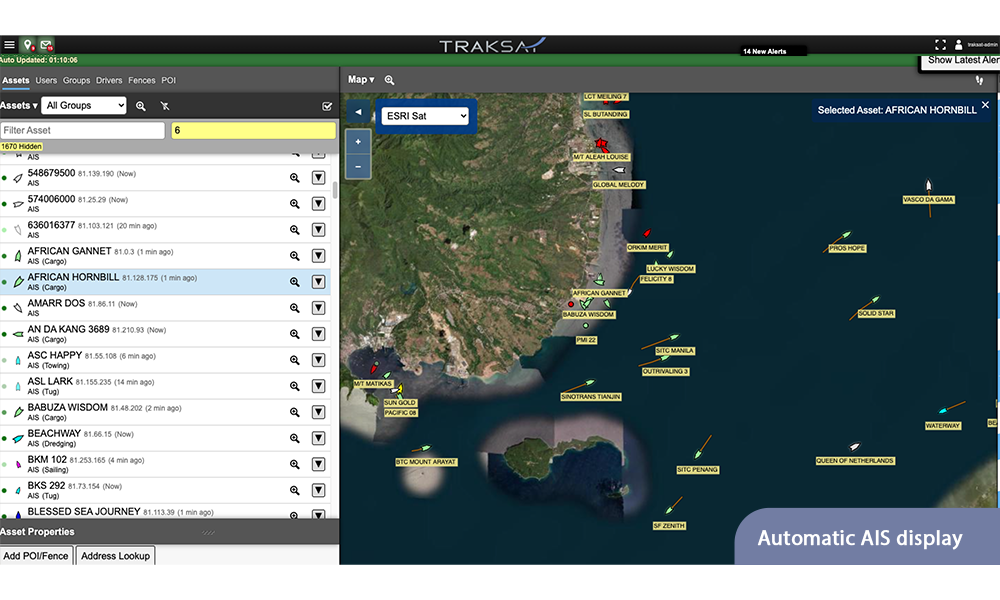 TrakSat Tracking Maritime | IEC Telecom